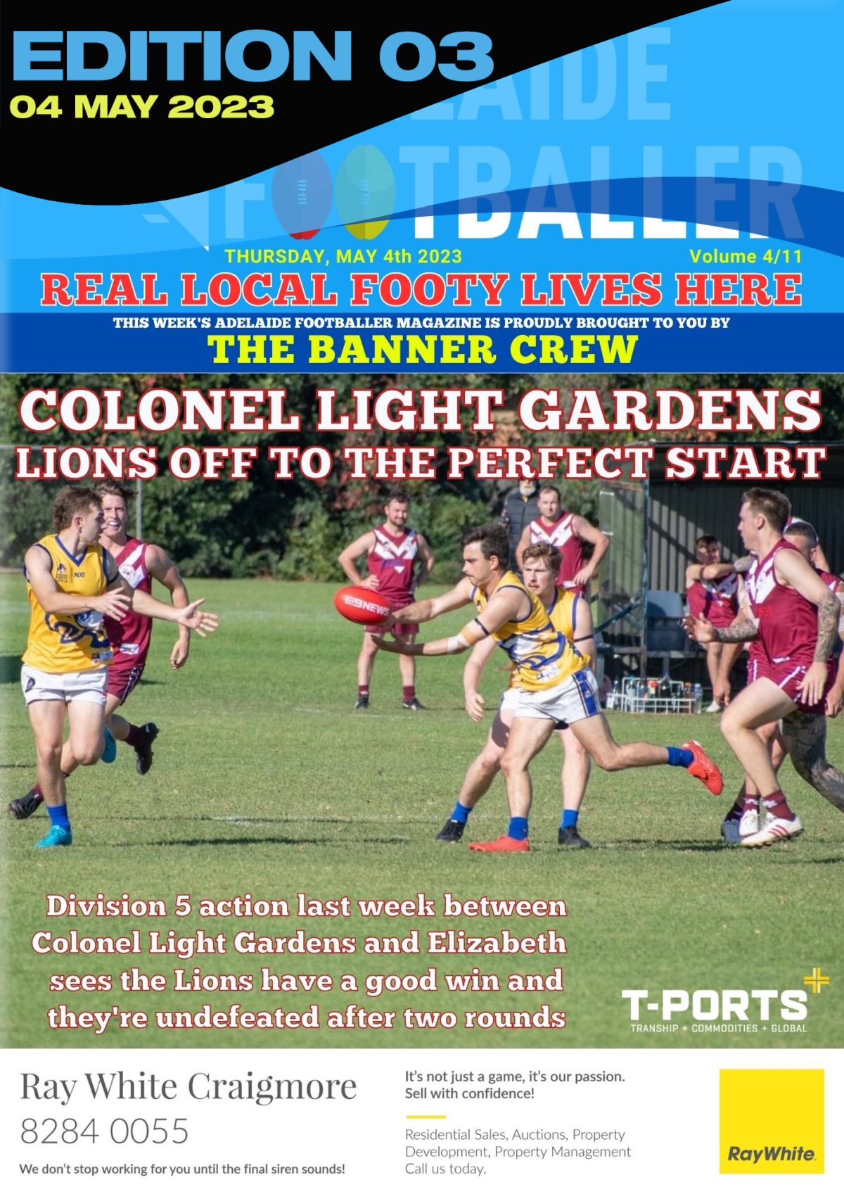 The SA Adelaide Footballer Magazine – The South Australian Footballer