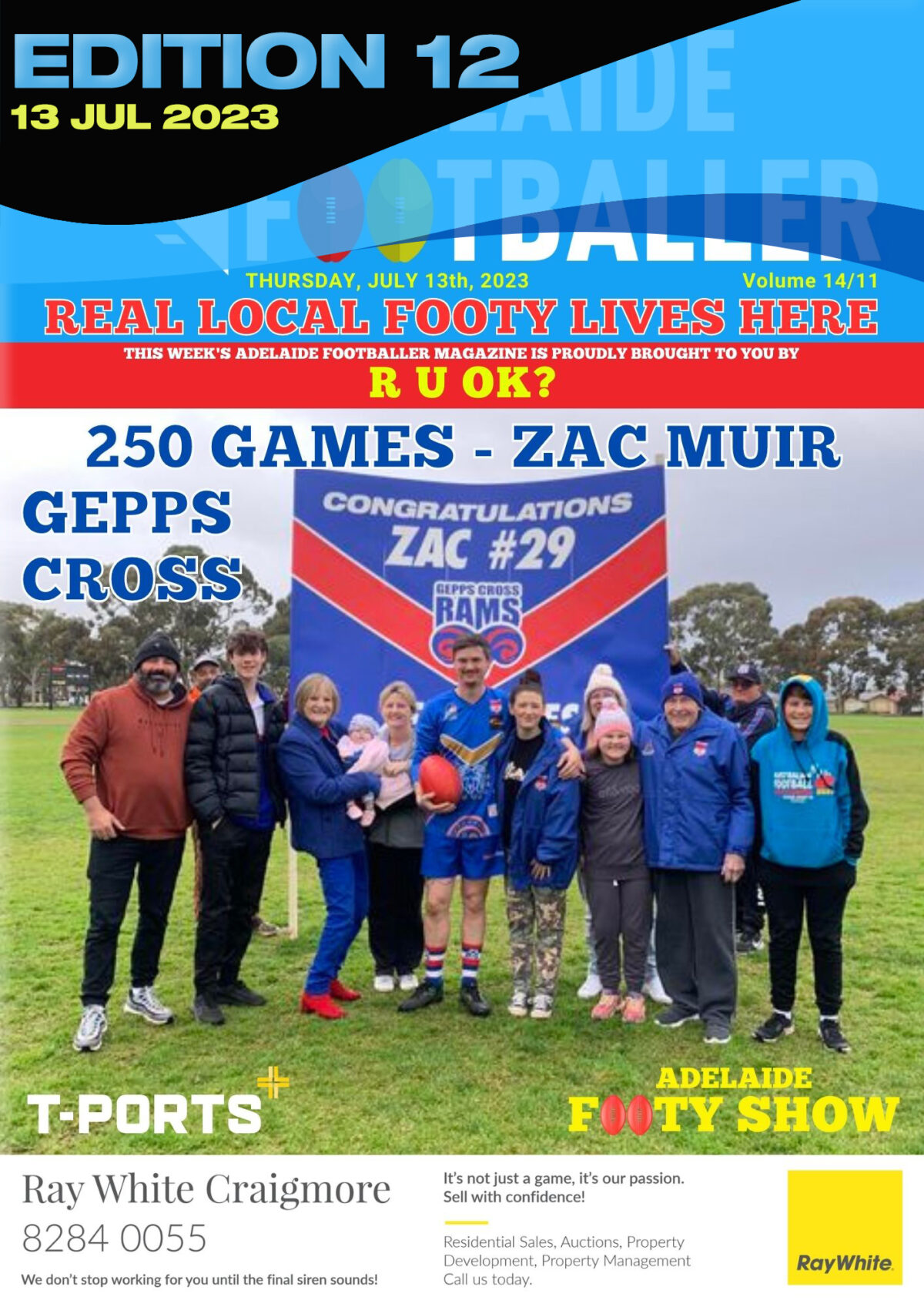 The SA Adelaide Footballer Magazine – The Souh Austrlian Fotbaler