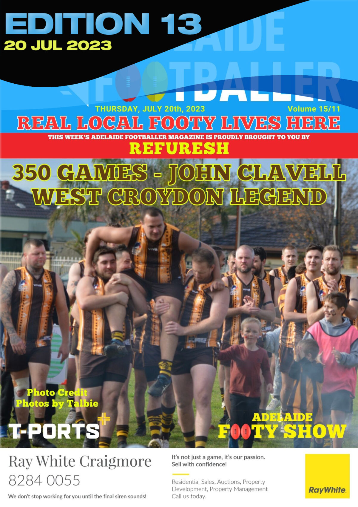 The SA Adelaide Footballer Magazine – The Souh Austrlian Fotbaler