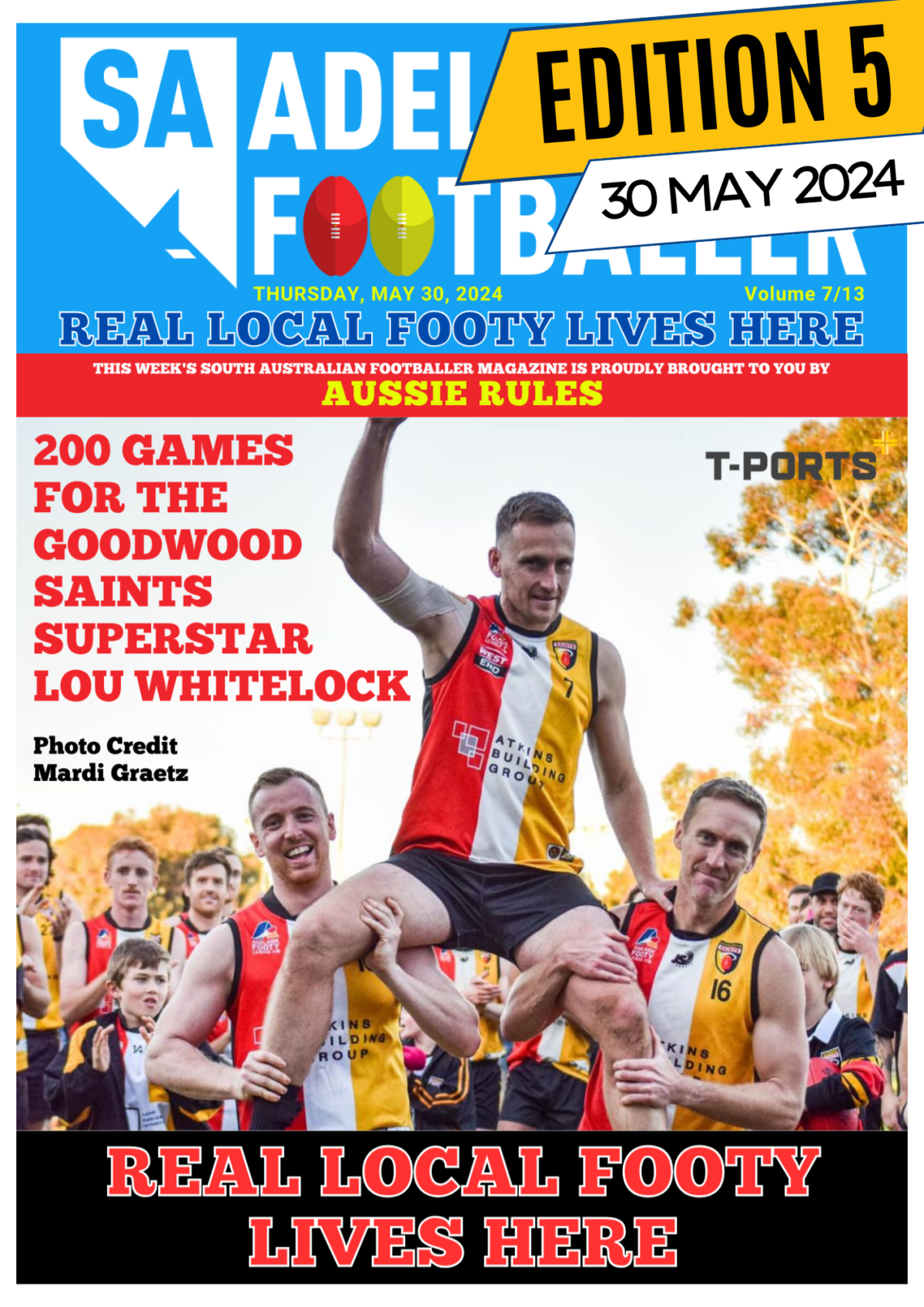 The SA Adelaide Footballer Magazine – The South Australian Footballer